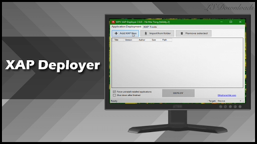 WPV Xap Deployer công cụ cài đặt file XAP cho Windows 10 Mobile